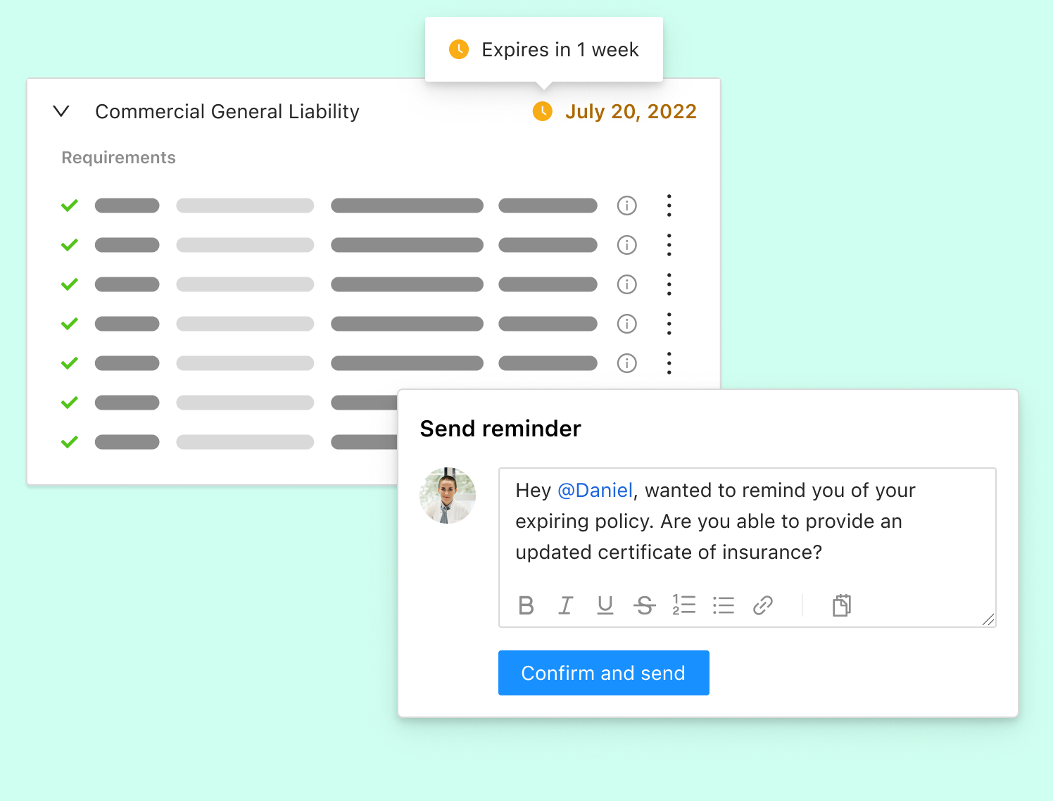 TrustLayer - Log a deal with TrustLayer